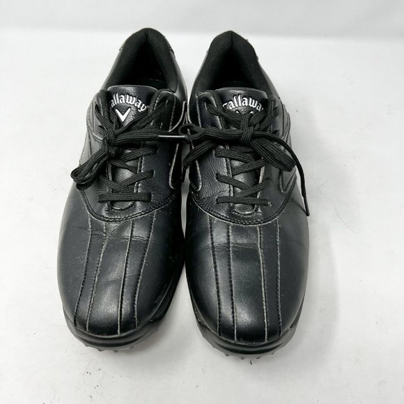 Callaway | Shoes | Mens Callaway Golf Spikes Sz 9 M572 Black Leather ...